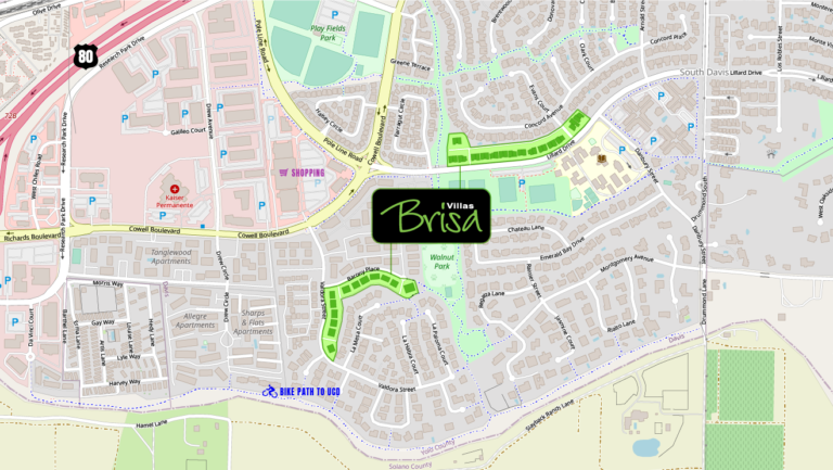 Area Map – Brisa Villas